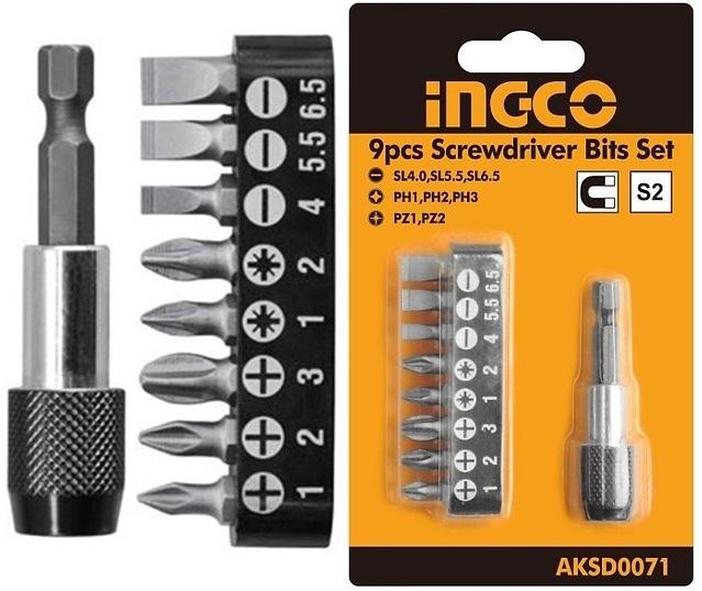 Bộ 9 đầu tua vít AKSD0071